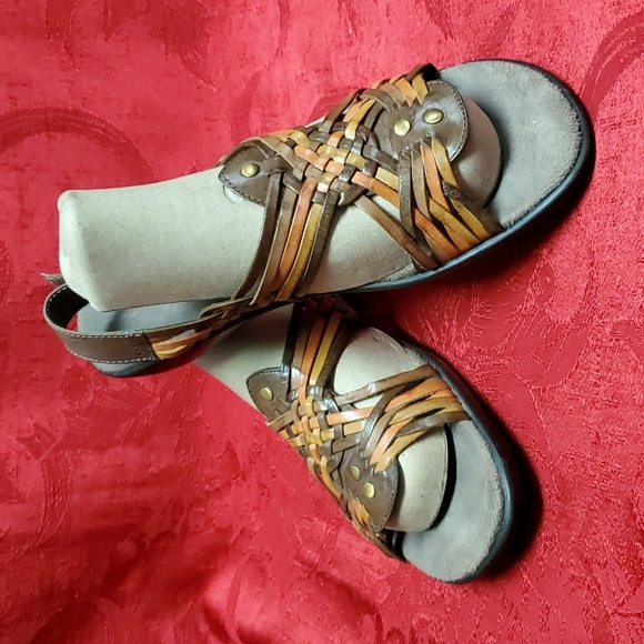 Natural Soul | Shoes | Natural Soul Womens Leather Sandel Size 95 ...